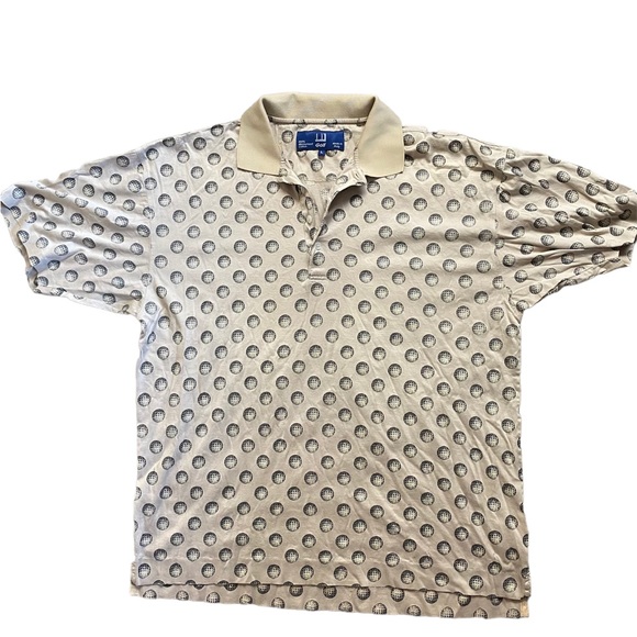 Dunhill Golf | Shirts | Alfred Dunhill Golfball Design Golf Shirt ...